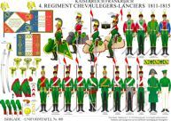 Plate 409: French Empire: 4th Regiment Chevaulegers-Lanciers 1811-1815 ...